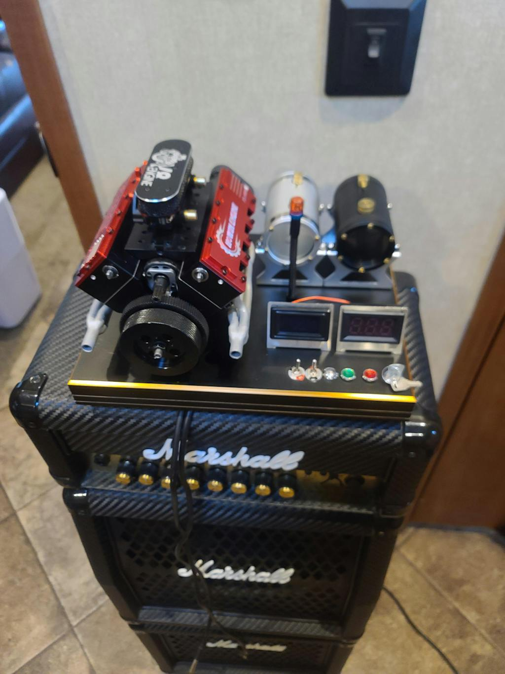 Globavio.com - TOYAN V8 Engine FS-V800 28cc Engine Model Kit with ...