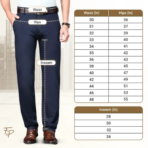 Gentle Pants - FitPants - Men's High Stretch Straight Fit Pants